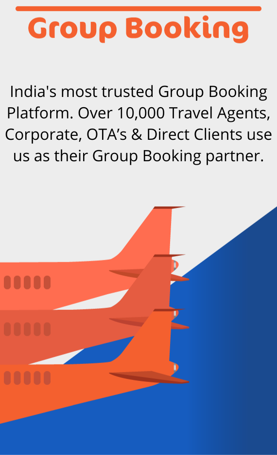 Airline Group Booking Website in india